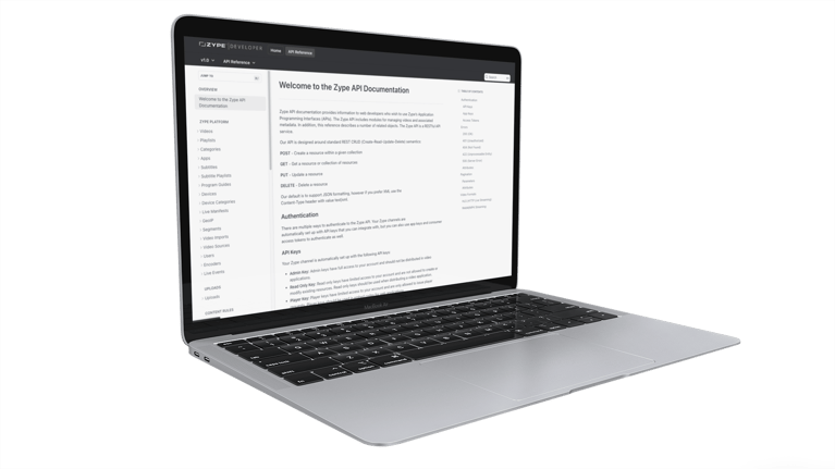 Zype | Video Content Management API for Mission-Critical Streaming